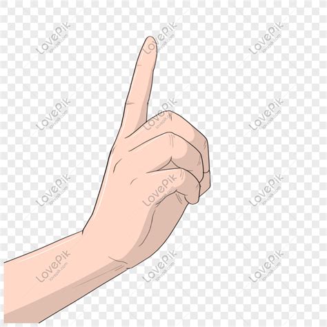 제스처 그림을 가리키는 손으로 그린 집게 손가락 Png 일러스트 무료 다운로드 Lovepik