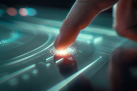 A Close Up Shot Of A Human Hand With A Finger Gently Touching A