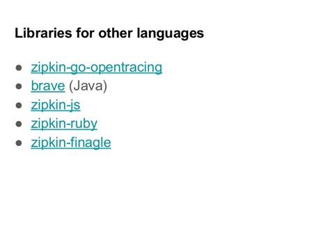 Tracing Microservices With Zipkin
