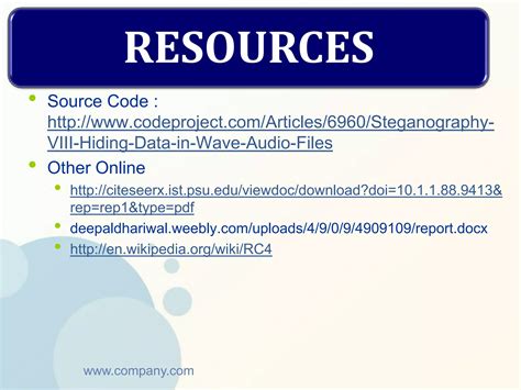 Audio Steganography Lsb Pptx Digital Audio Computer Software