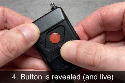 1 Button Remote Caution UKFR