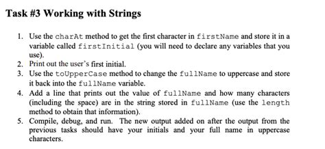 Solved Task 2 Add An Import Statement For The Scanner