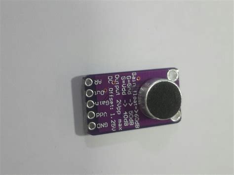 MAX9814 HIGH PERFORMANCE MICROPHONE AGC AMPLIFIER MODULE Rajiv Electronics