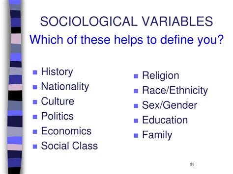 What Is A Variable Sociology