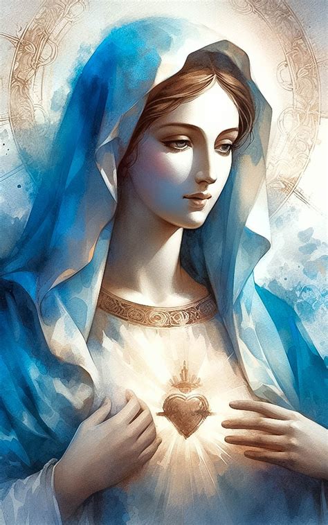 Ai 생성 메리 동정 마리아 Pixabay의 무료 이미지