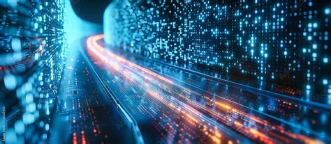 Cyberspace Visualized Where Digital Networking Meets The Speed Of