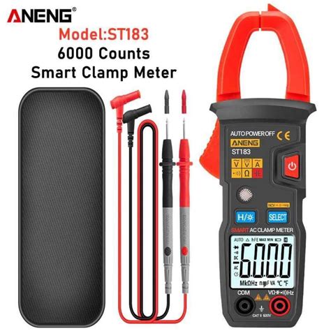 Promo Digital Multimeter Voltage Tester Clamp St183 Tespen Listrik Alat Tester Grounding