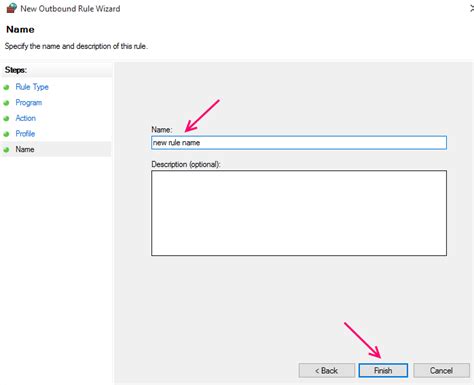Win10block Internet Access Of A Program By Making Firewall Rule