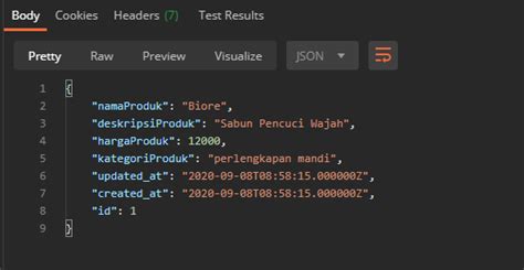 Instalasi Micro Framework Lumen Migration Dan Api Post Untuk Create Data Produk