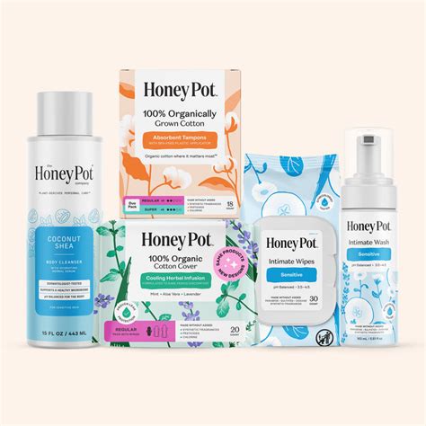 Plant Derived Feminine Care Female Hygiene Honey Pot Feminine Care
