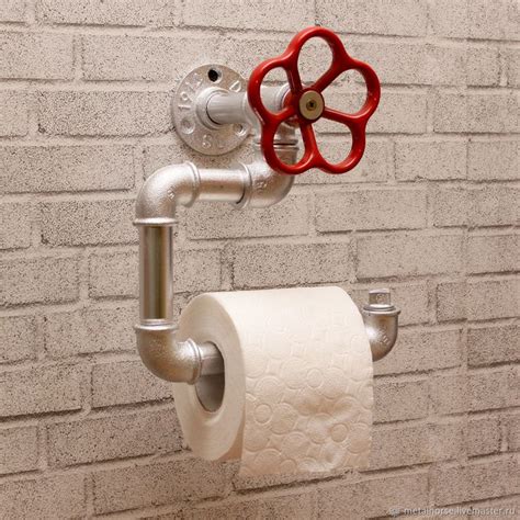 Держатель туалетной бумаги в стиле лофт, индастриал, стимпанк в ...