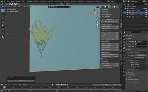 Add On Ivy Gen Addon Creates Round Shapes Blender Stack Exchange