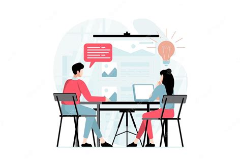 premium vector ui and ux design concept with people scene in flat