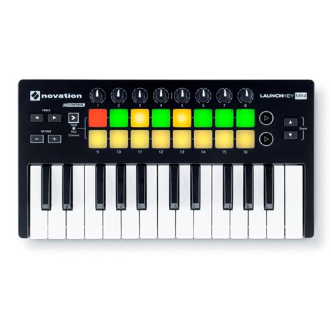 Disc Novation Launchkey Mini Mk2 Midi Controller Keyboard Gear4music