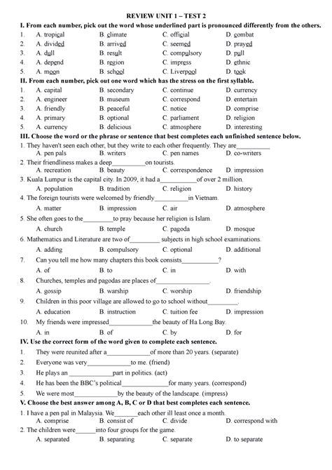 review unit 1 test 2 lop 9 review unit 1 test 2 i from each