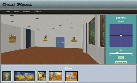 The Interface For The Exhibition Setup Download Scientific Diagram