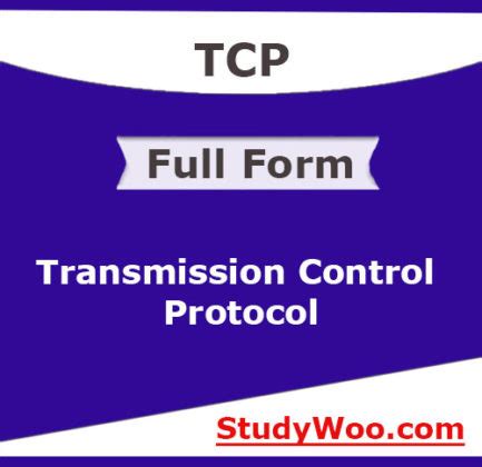 Full Form Of TCP What Is The Full Form Of TCP StudyWoo