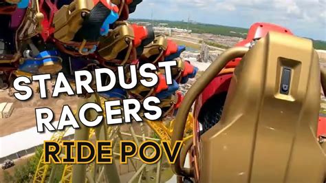 Epic Universe Stardust Racers Dueling Roller Coaster Full Ride Pov In Celestial Park Youtube