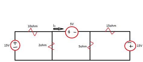 Solved Apply Nodal Analysis To Find Io