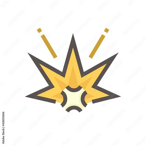 Explode Vector Thin Line Design With Simple Shape That Icon Sign Symbol Or Logo Element Of Explode Vector Thin Line Design With Simple Shape That Icon Sign Symbol Or Logo Element Of