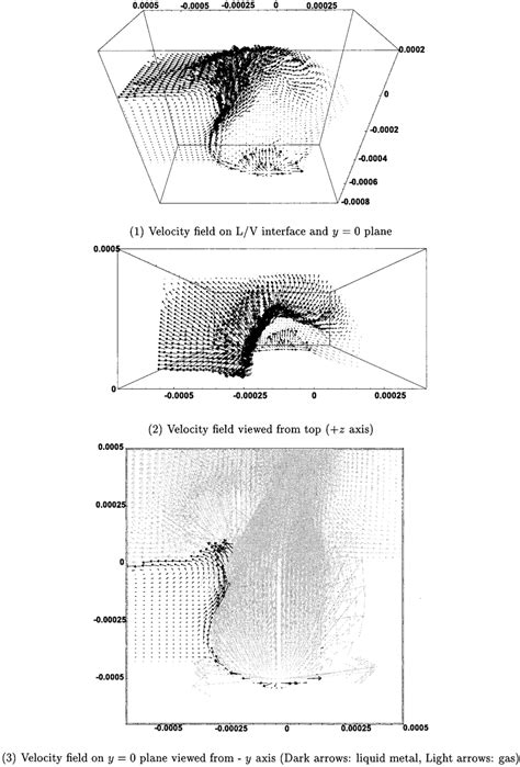 Case D Velocity Field With Self Evolving Lv Interface Shape Multiple Download Scientific