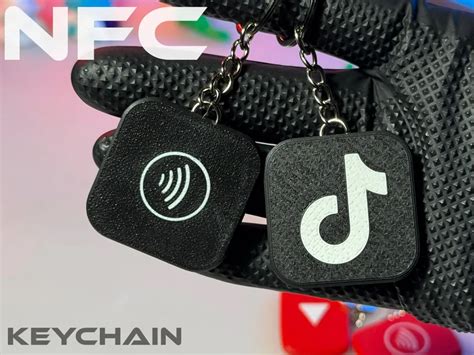 Tiktok Nfc Keychain By Jam3d Joel Macário Makerworld Download Free 3d Models