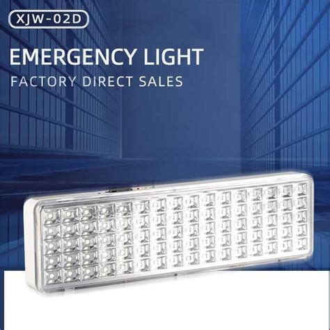 Wholesale Price Wall Mounted 5w8w Rechargeable Rectangle Led Emergency
