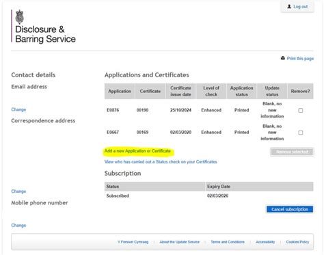 How Do I Add Another Dbs Certificate To My Existing Update Service Subscription How Do I Add Another Dbs Certificate To My Existing Update Service Subscription
