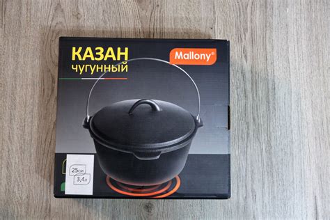 Обзор от покупателя на Казан Mallony чугунный, 25 см, 3,4 л — интернет ...