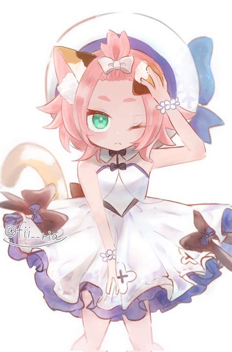 Diona And Diona Genshin Impact Drawn By Fiiria Fii Ria Danbooru