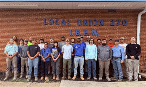 ⚡️⚡️ Monday Night Half Of Our 1st Year Inside Wireman Class Was Sworn In We Are Excited For