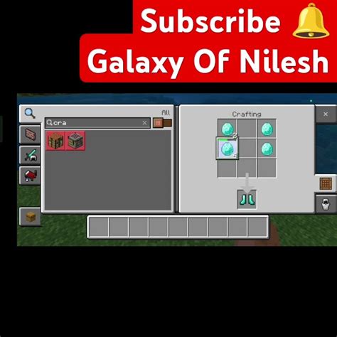 How To Make A Diamond Chest Plate In Minecraft Galaxy Of Nilesh Minecraft YouTube Shorts