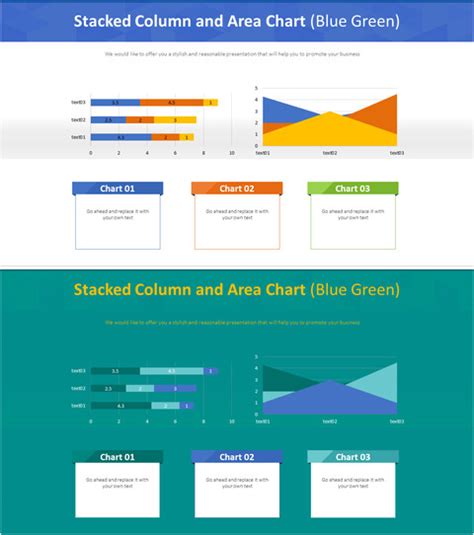 Stacked Area Chart Ppt