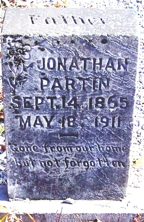 Jonathan Partin 1865 1911 Find A Grave Memorial