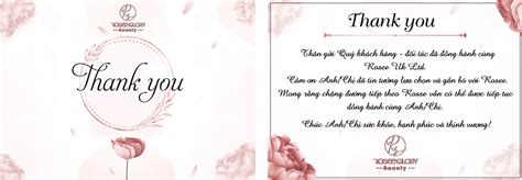 38 Mẫu Thanks Card Thư Cảm ơn Khách Hàng Cho Shop Online