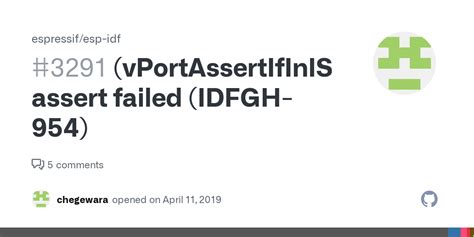 vportassertifinisr assert failed idfgh 954 · issue 3291