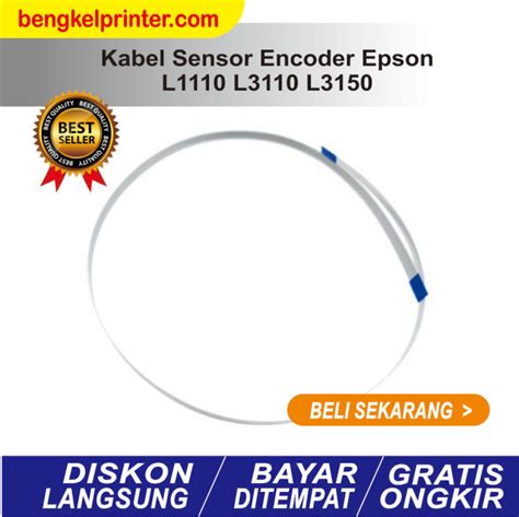Kebel Sensor Encoder Scale Printer Epson L1110 L1210 L3110 L3150 L3210 L3250 Kabel Encoder