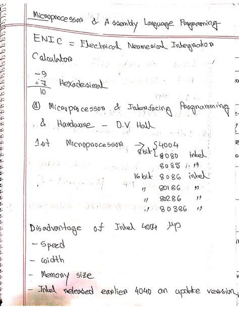 Microprocessor Pdf