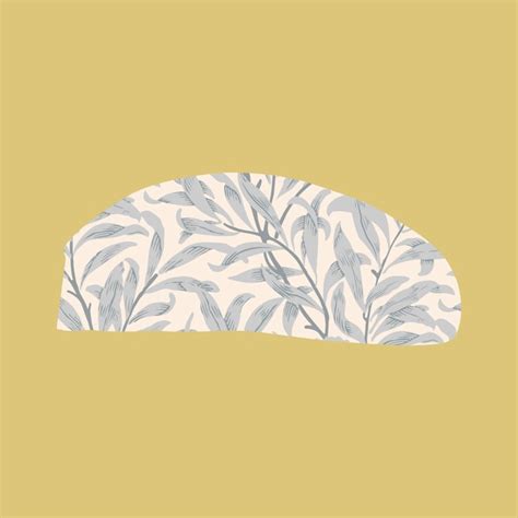 Free Vector Gray Floral Pattern Element Vector