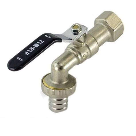 Садовый кран шаровый со штуцером Tim Premium 1 2 внутренняя резьба усиленный купить по