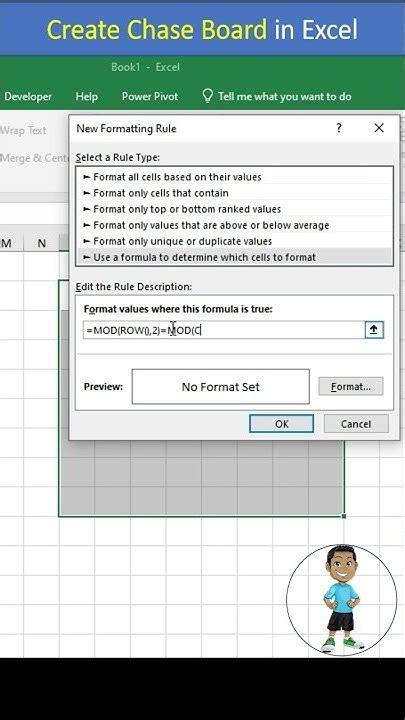 Create Chess Board In Excel Excel Exceltips Exceltutorial Msexcel Microsoftexcel Developer
