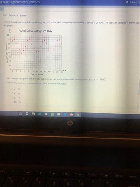 Solved St Test Trigonometric Functions Submit Te Set The