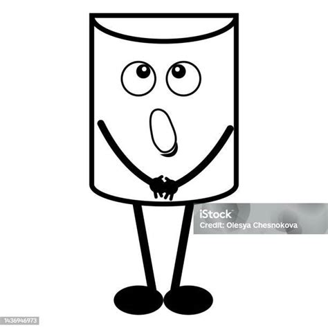 캐릭터 카와이의 다채로운 입체 기하학적 모양 블랙 윤곽선 낙서 스타일 어린이 일러스트 레이 션 가공의 인물에 대한 스톡 벡터 아트 및 기타 이미지 Istock