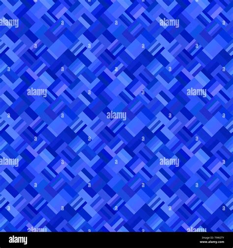 Blue Repeating Diagonal Mosaic Tile Pattern Background Vector Illustration Stock Vector Image