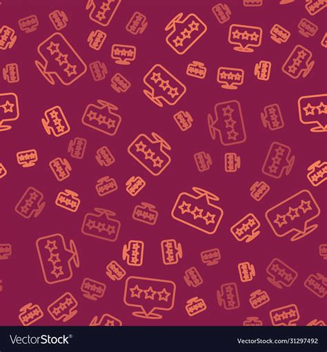 brown line map pointer with star icon isolated vector image