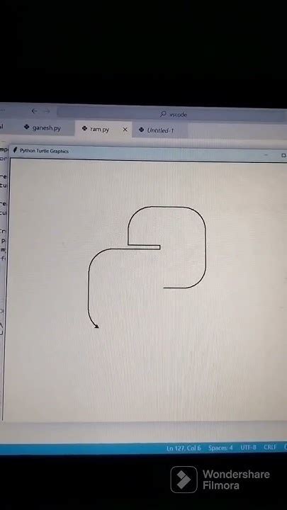 Create Python Logo Using Pythoncoding Programming Python Pythonprogramming Youtube
