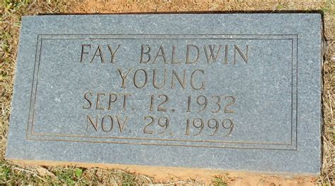 Lina Fay Baldwin Young 1932 1999 Mémorial Find A Grave