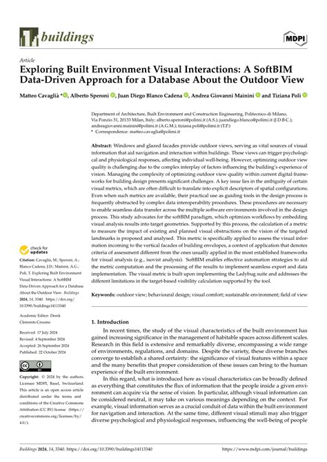 pdf exploring built environment visual interactions a softbim data