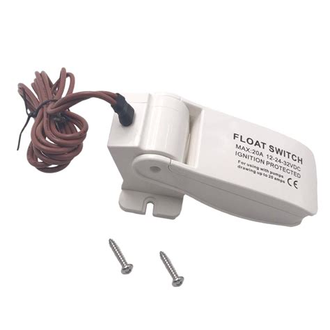 Bilge Pump Float Switch 20 Amp 12v 24v 32v Dc Automatic Electric Float Switch