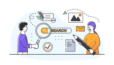 Premium Vector Concept Of Seo Optimization Of Content For Search Engines Algorithm For